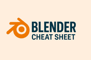 Blender Hotkey Cheat Sheet - Techxedo