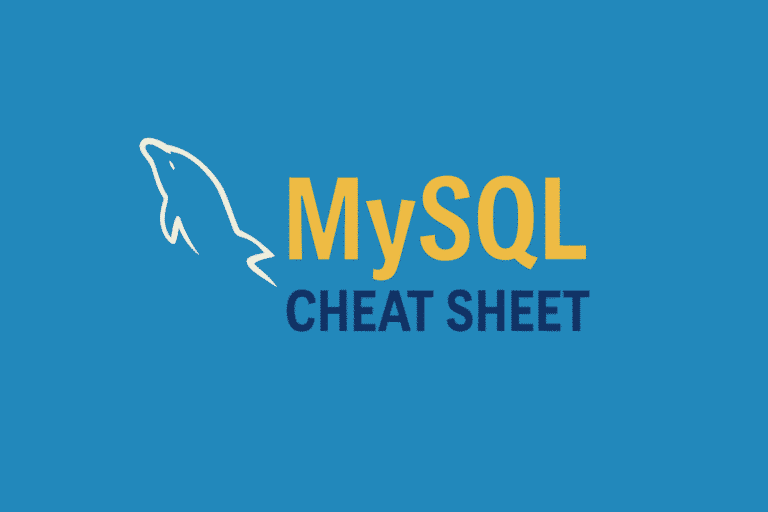 Mysql Cheat Sheet - Techxedo